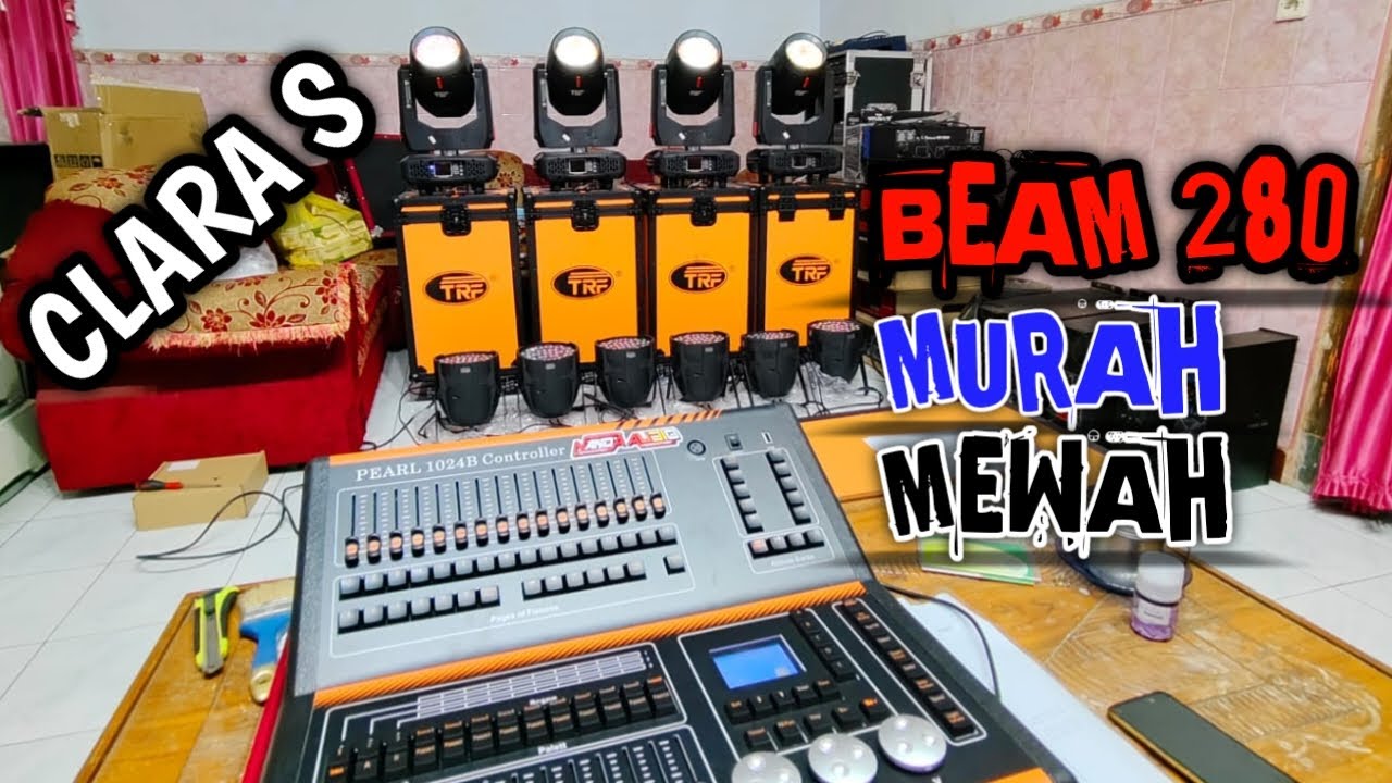 beam CLARA S 14R TRF . murah . !! Cahaya sangat terang . - YouTube