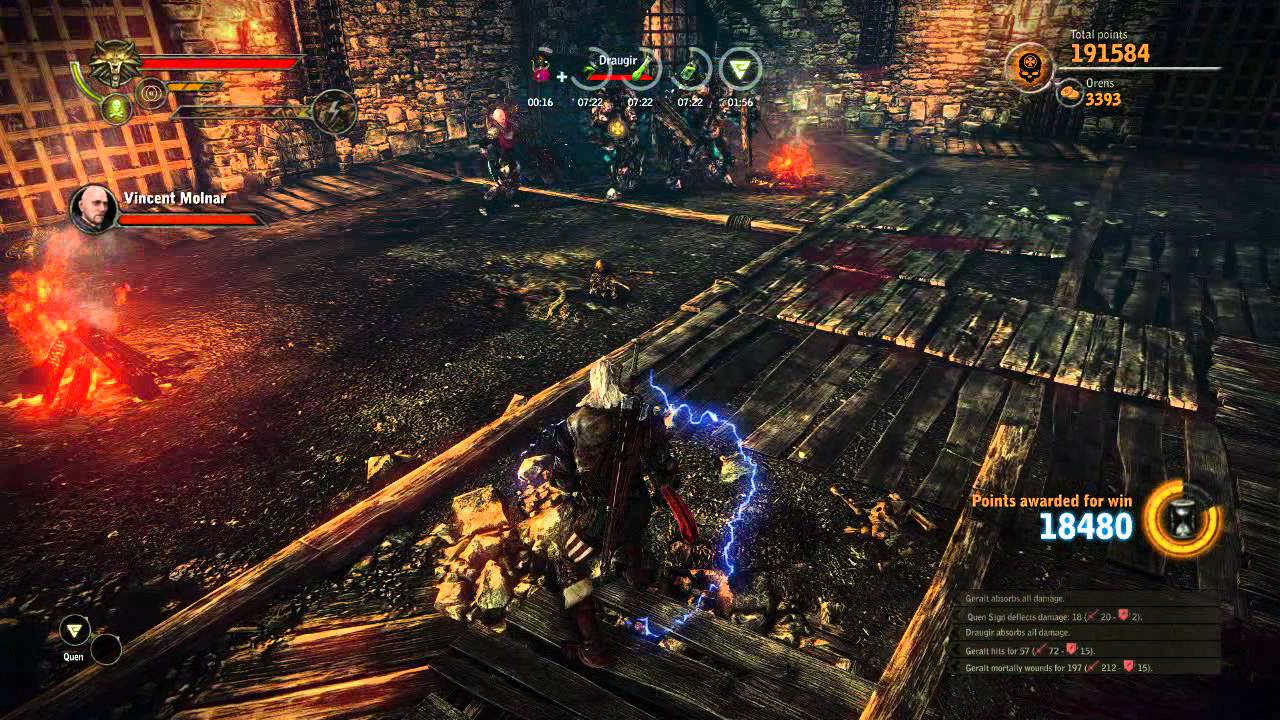 The Witcher 2 - Arena Dark Mode - Wave 25-30. - YouTube