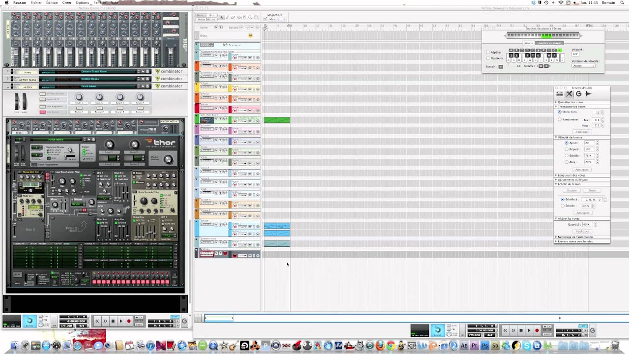 Netsky Sub/Reese Bass - Reason Tutorial - YouTube