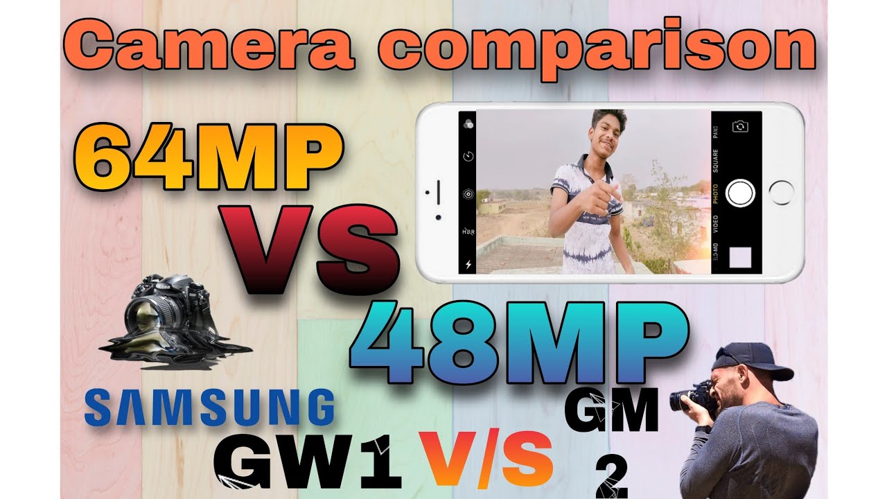 64MP vs 48MP Camera comparison | Samsung GW1 vs GM2 | Redmi note 9pro ...