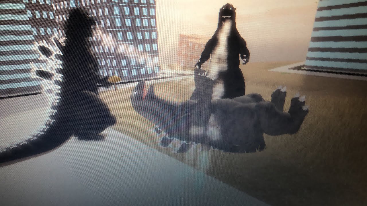 godzilla gets bullied - YouTube