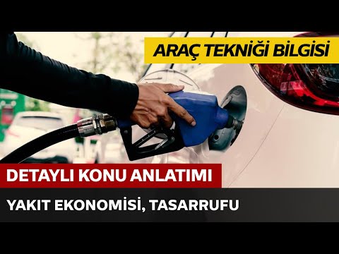 Araç Tekniği ve Motor Bilgisi / Yakıt Ekonomisi, Tasarrufu