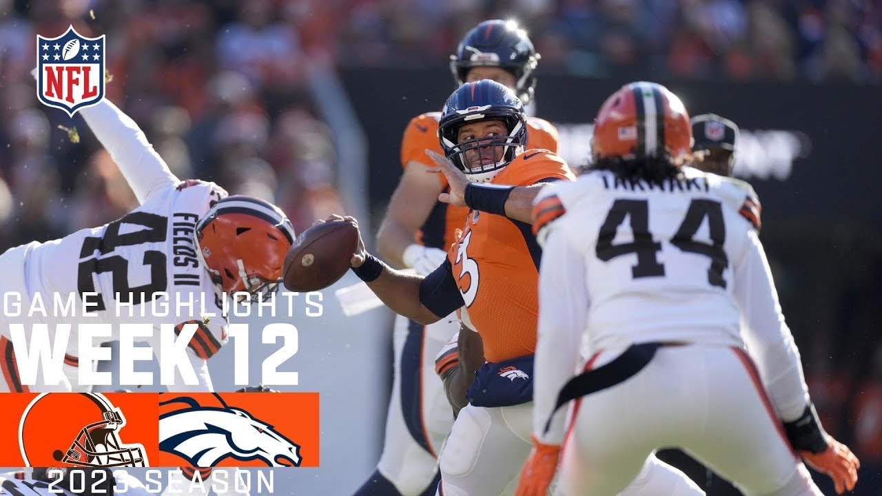 Denver Broncos vs. Cleveland Browns Full Game Highlights | NFL Week 12 ...