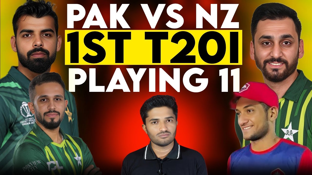 Pak vs NZ: Pakistan Playing 11 vs New Zealand For 1st T20 Match 2025 ...
