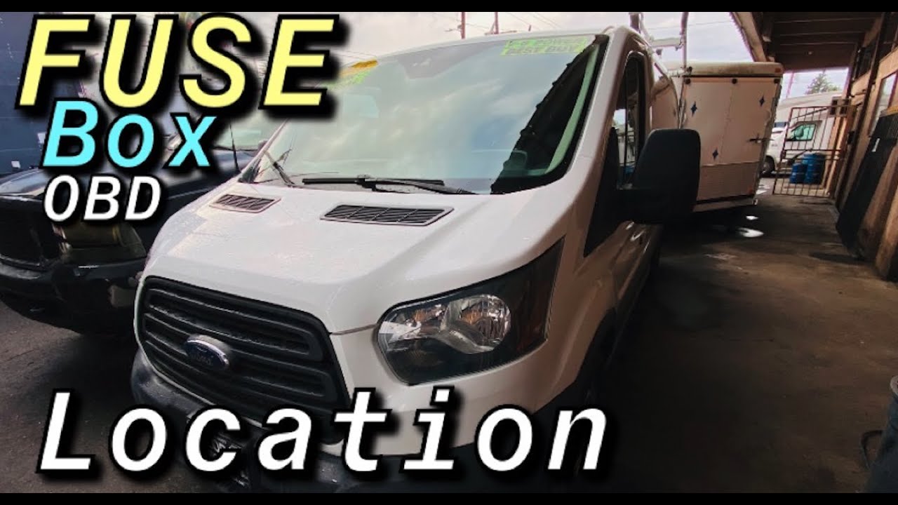 FUSE BOX LOCATION ON A 2015 - 2023 FORD TRANSIT - YouTube