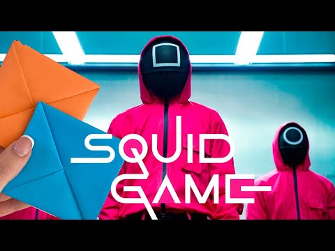THE KOREAN FLIP CARD I Easy origami Squid Game Ddakji - YouTube