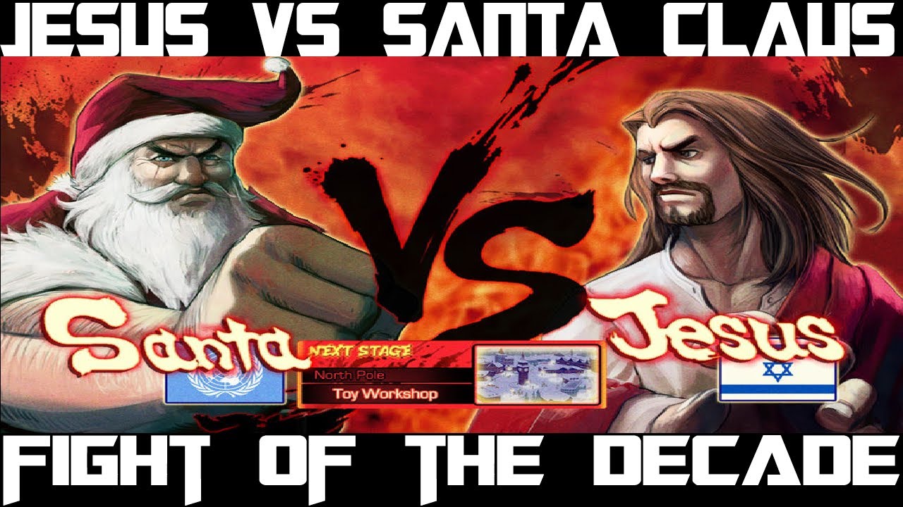 Jesus vs Santa claus, Most hilarious Fight of the decade - YouTube