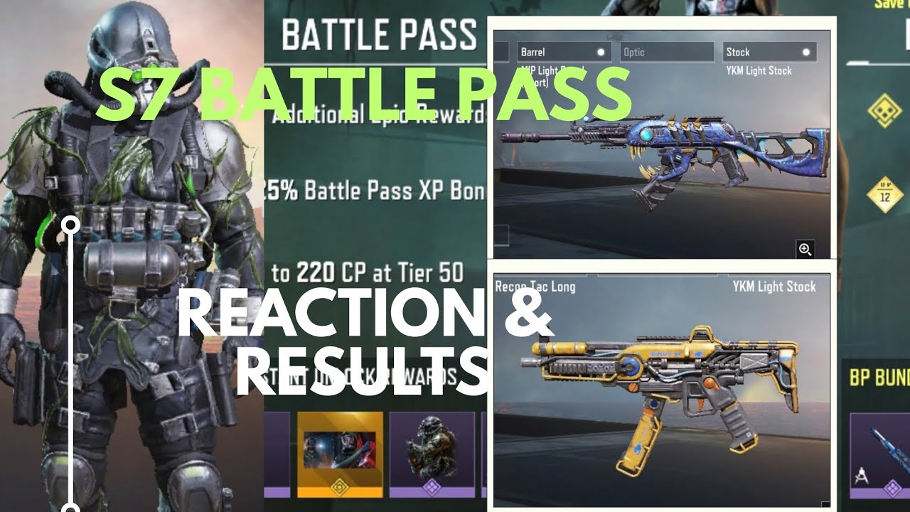 S7 BATTLE PASS REACTION & 1ra Impresion CODM - YouTube