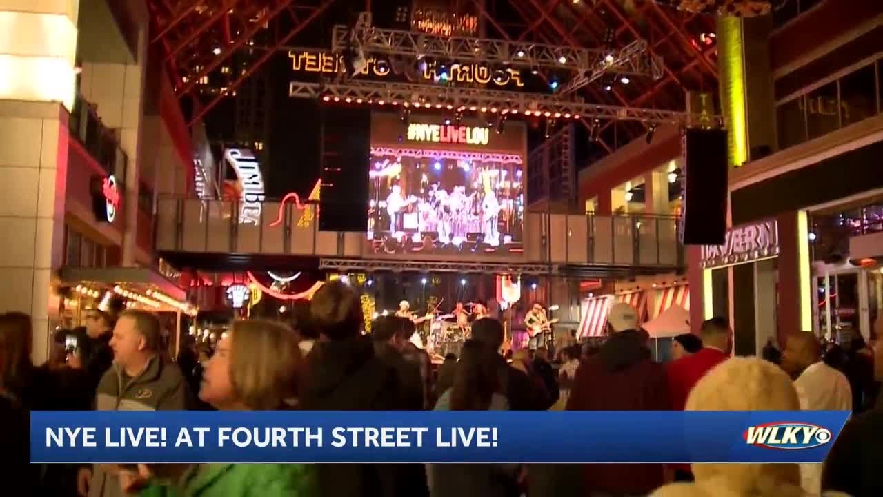Thousands flock to 4th Street Live to celebrate the New Year - YouTube