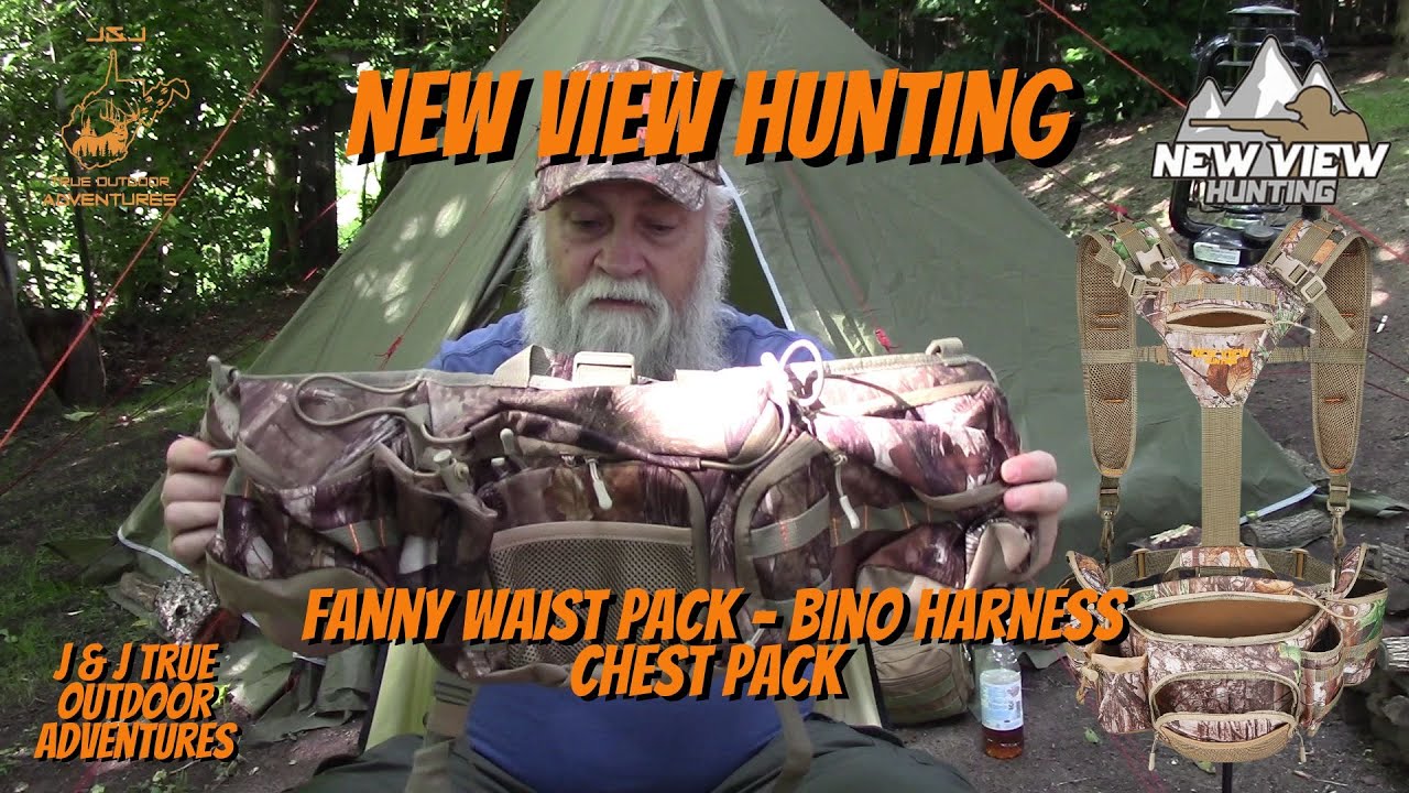 NEW VIEW HUNTING - Fanny Waist Pack - Bino Harness Chest Pack - YouTube