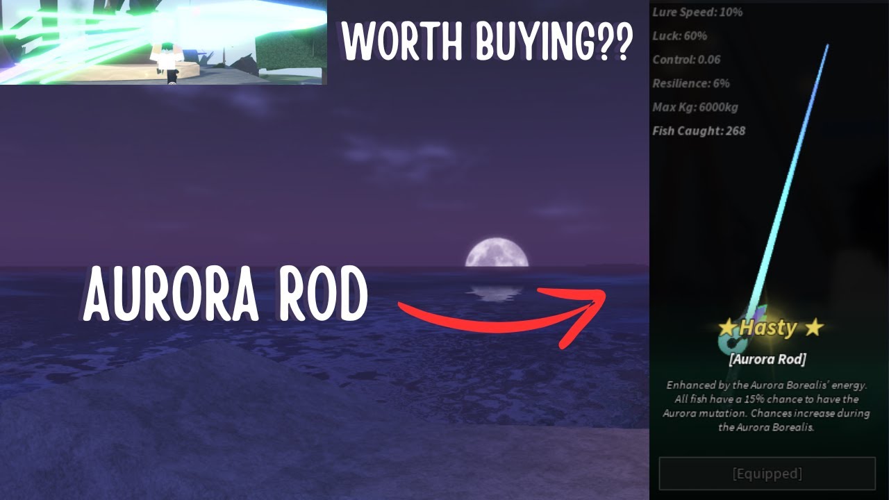 🎣NEW AURORA ROD IS IT WORTH IT FISCH?!🎣 ROBLOX - YouTube