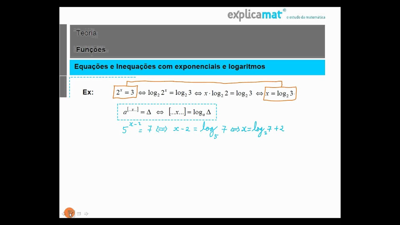 Equações com Exponenciais e Logaritmos - Matemática 12.º Ano - YouTube
