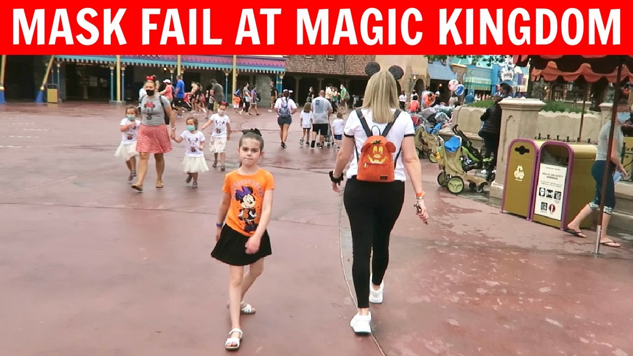 MASK FAIL | Magic Kingdom Vlog | October 2020 Day 4, Part 2 - YouTube
