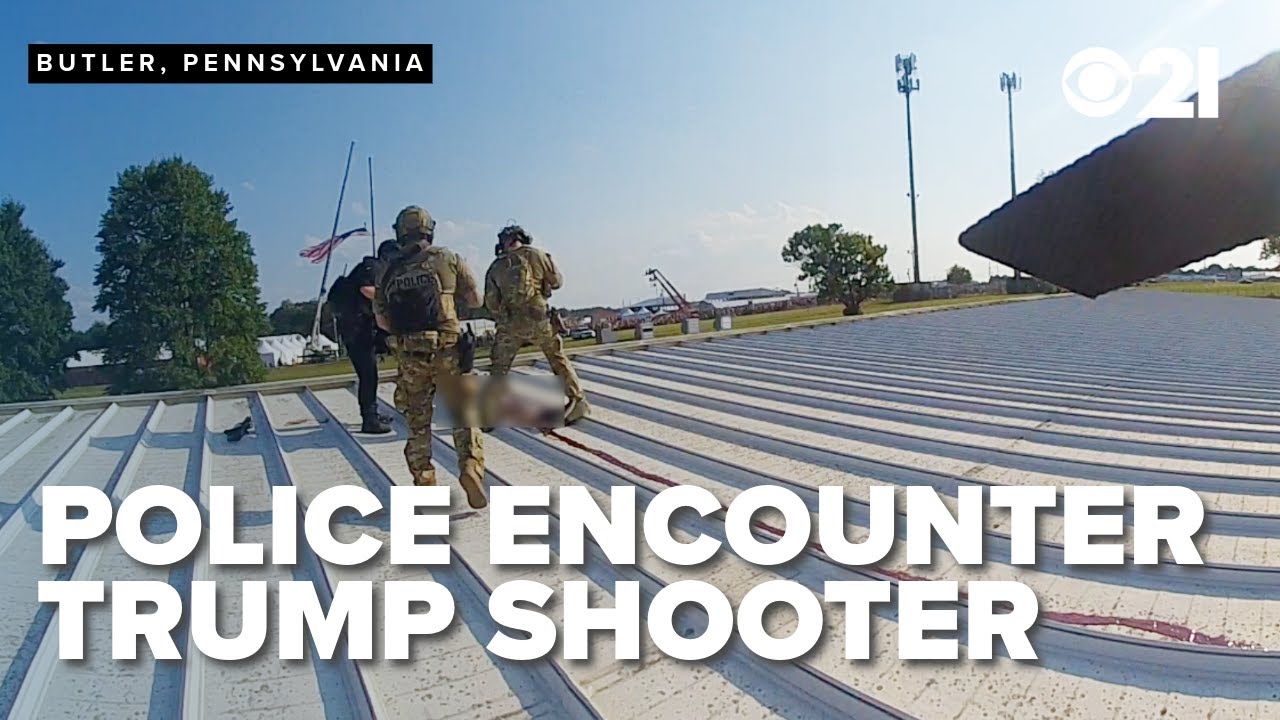 BODY CAM: Police encounter Trump shooter Thomas Matthew Crooks at PA ...