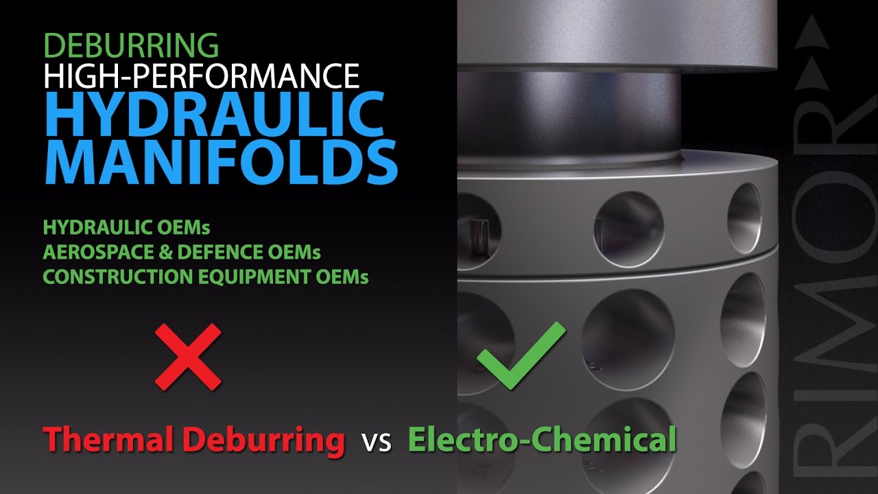 Thermal Deburring vs Electro-Chemical Deburring - YouTube