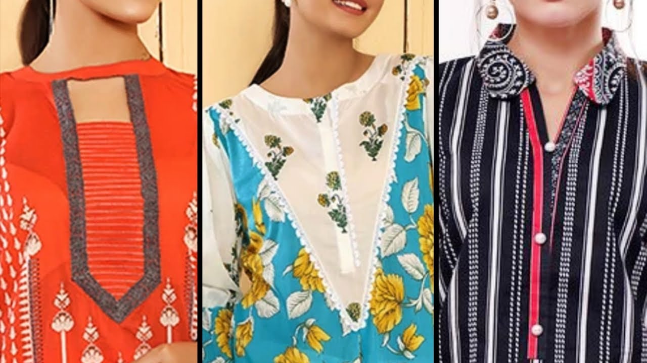 Latest kurti neck designs 2021 | neckline designs | New shirt gala ...