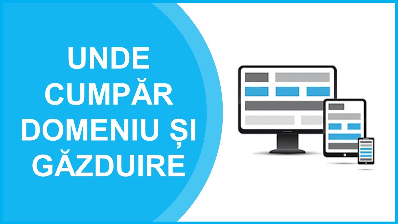De unde sa-mi cumpar domeniu si gazduire - YouTube