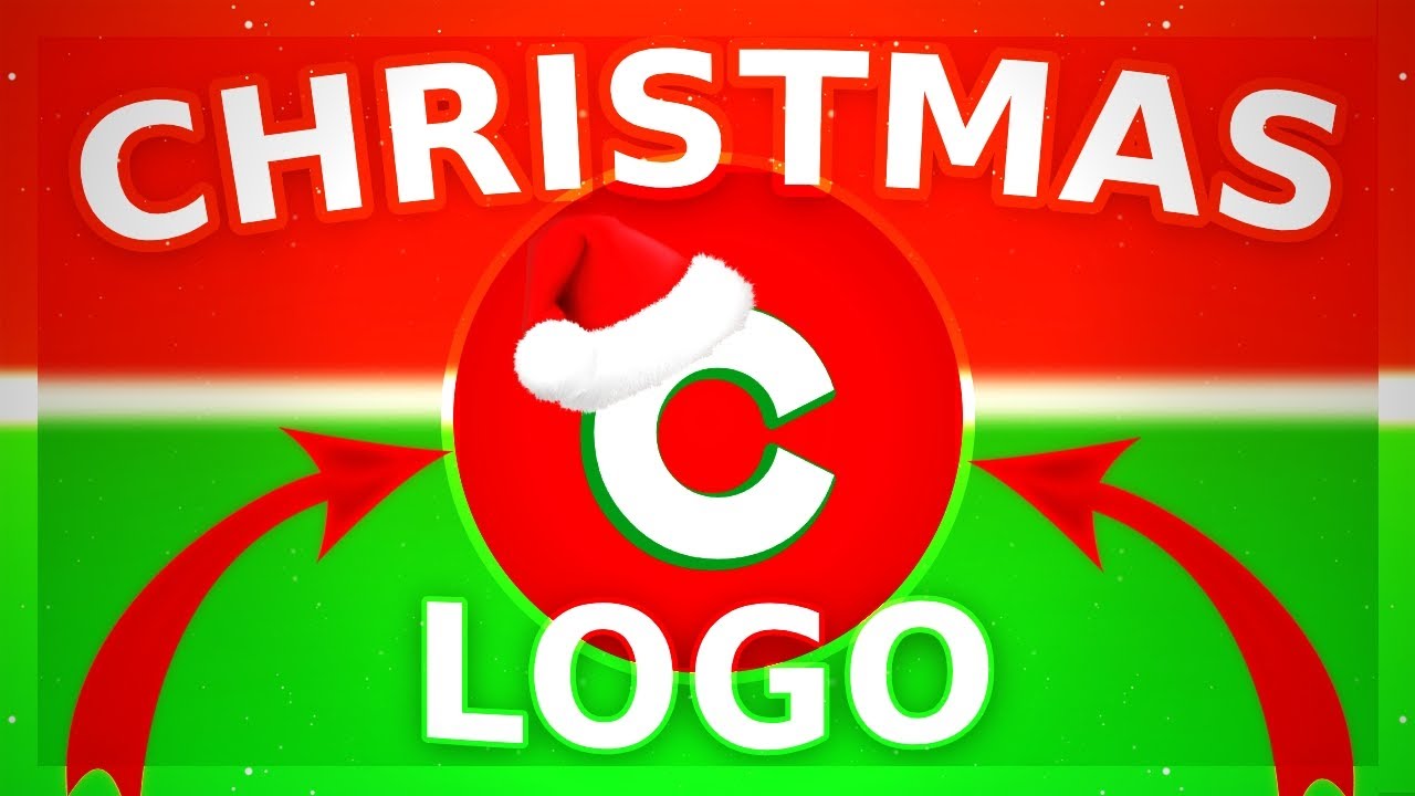 How to make a CHRISTMAS LOGO for FREE using Photopea! - YouTube