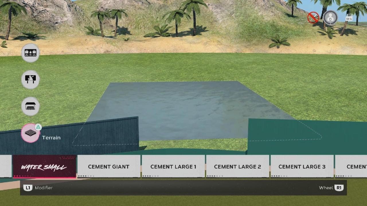 MLB The Show 24 Create a Stadium How to put items in the air or under ...