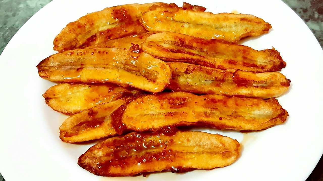 Resep pisang karamel - YouTube