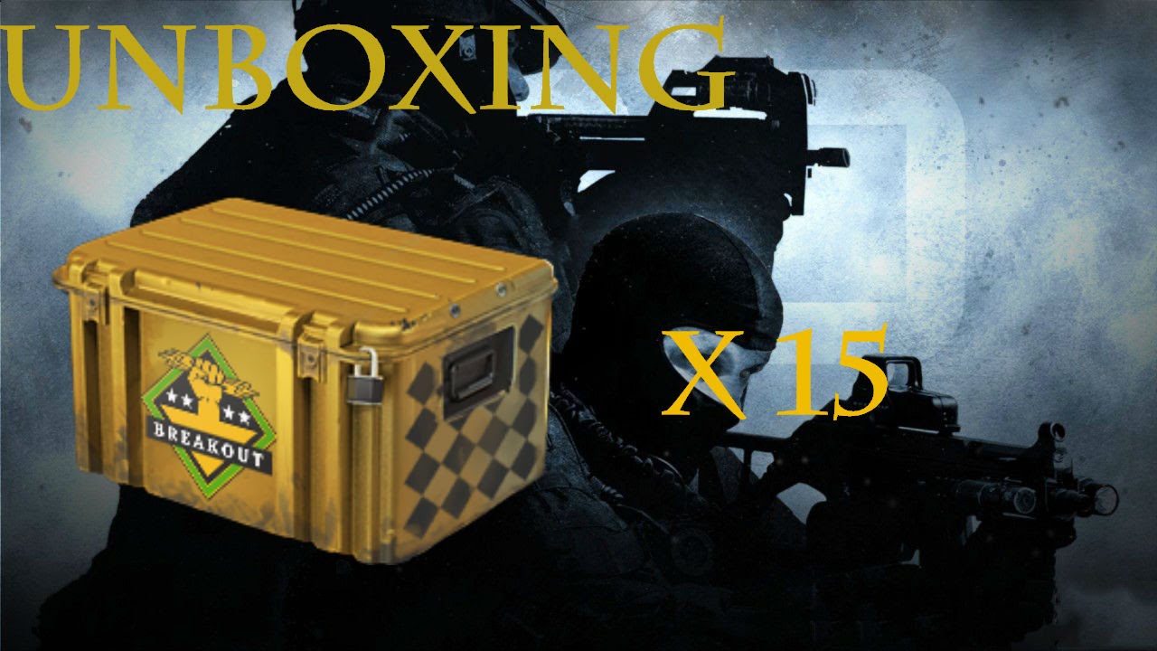 CS:GO Unboxing! 15 Breakout Cases ll For The Butterfly Knife - YouTube