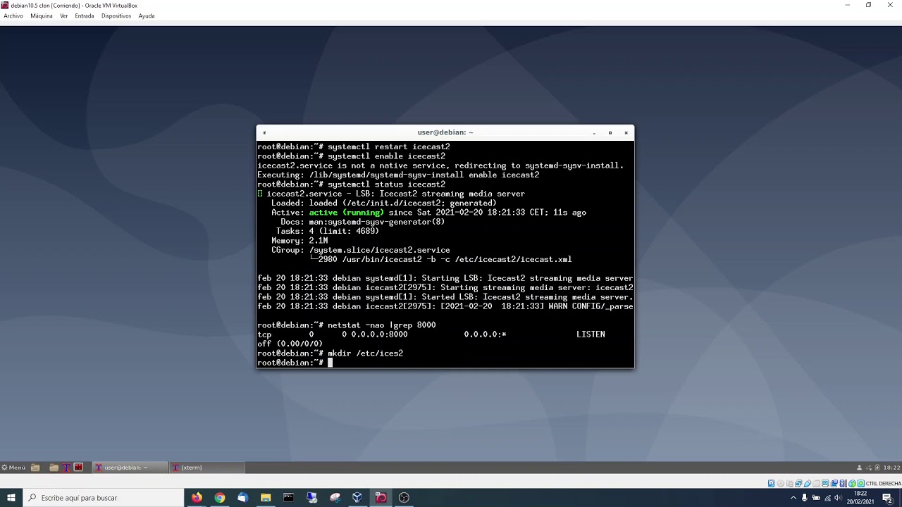 Streaming con Icecast2 y ices2 - YouTube