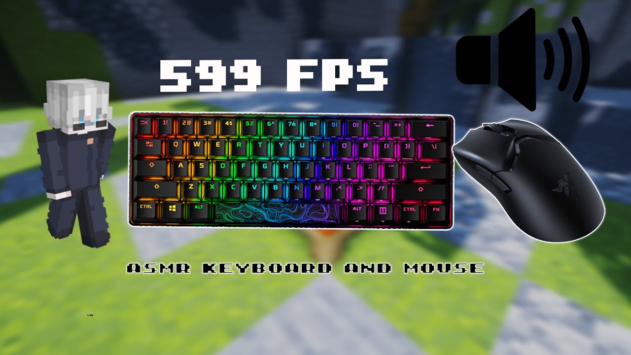 MINECRAFT:BEDWAR ASMR KEYBOARD - YouTube