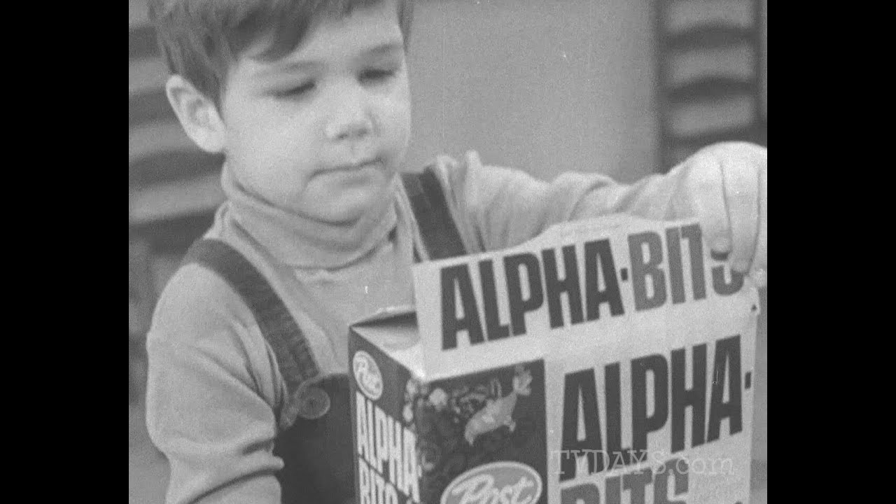 Post Alpha Bits Cereal - YouTube