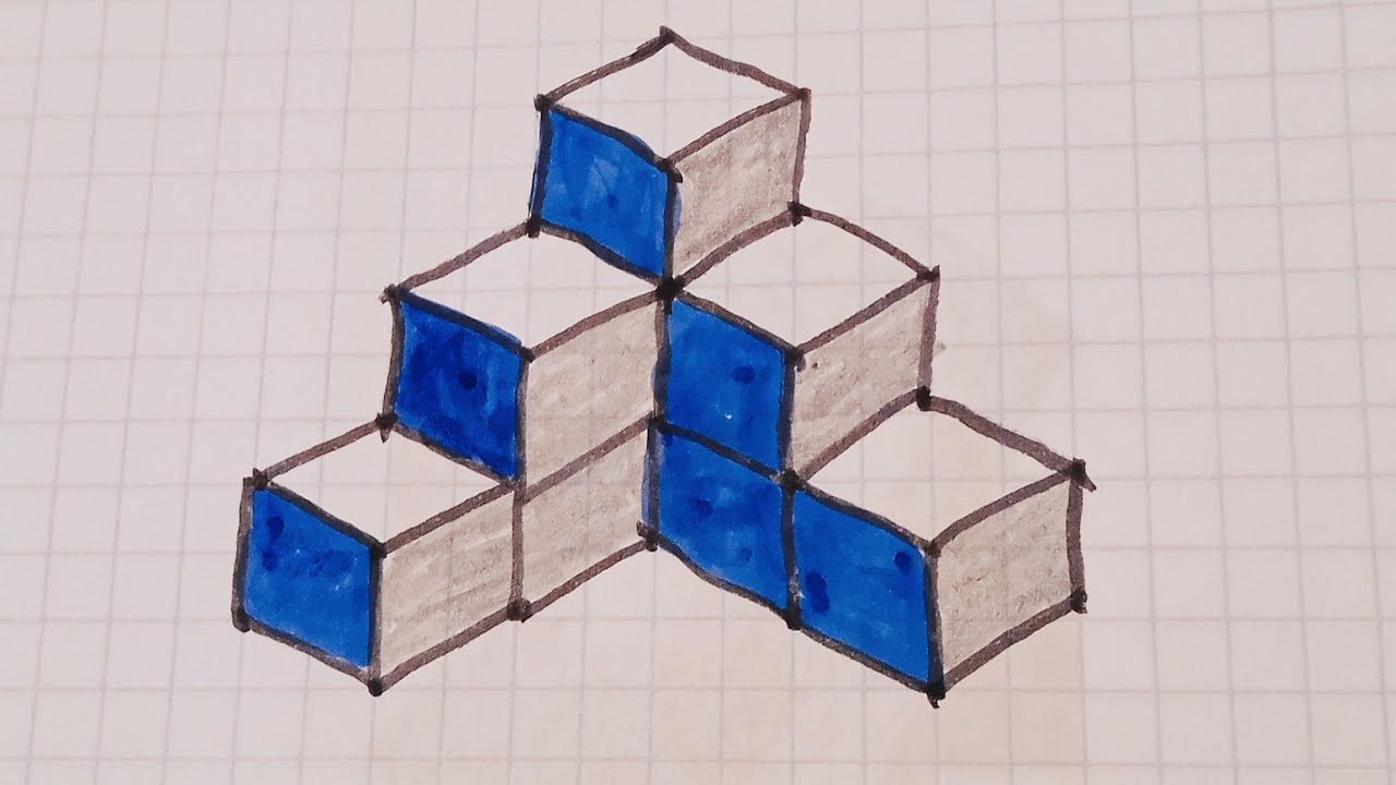 Ep 04 : How to draw isometric drawing easy | isometric drawing for ...