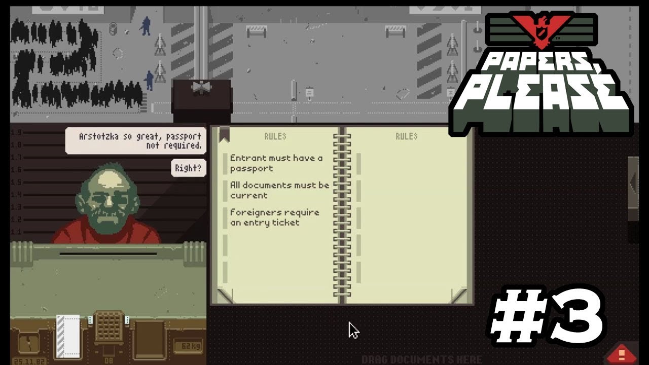 Let's Play: Papers, Please - Day 3 - YouTube