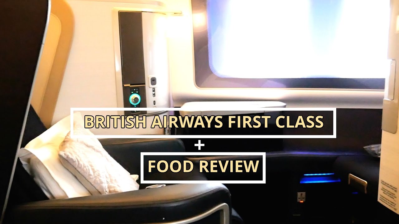 British Airways FIRST CLASS Review | Concorde Room + FOOD REVIEW - LHR ...
