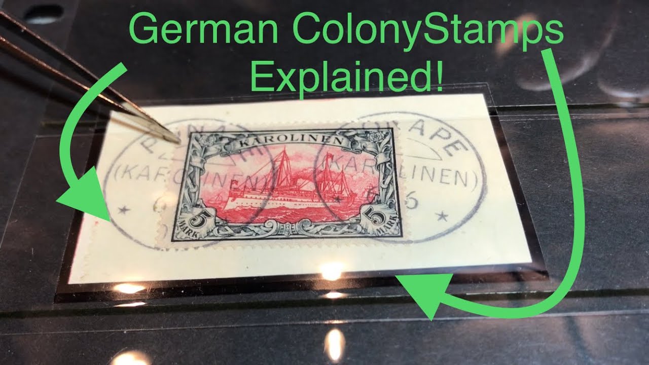 CHICAGOPEX German Colony Stamps Explained! - YouTube