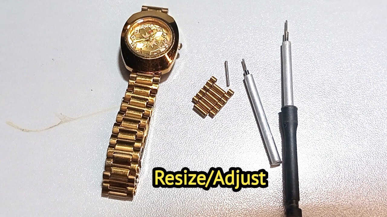 How to Resize/Adjust Rado Band | Rado Watch Links Removal | Saeedi ...