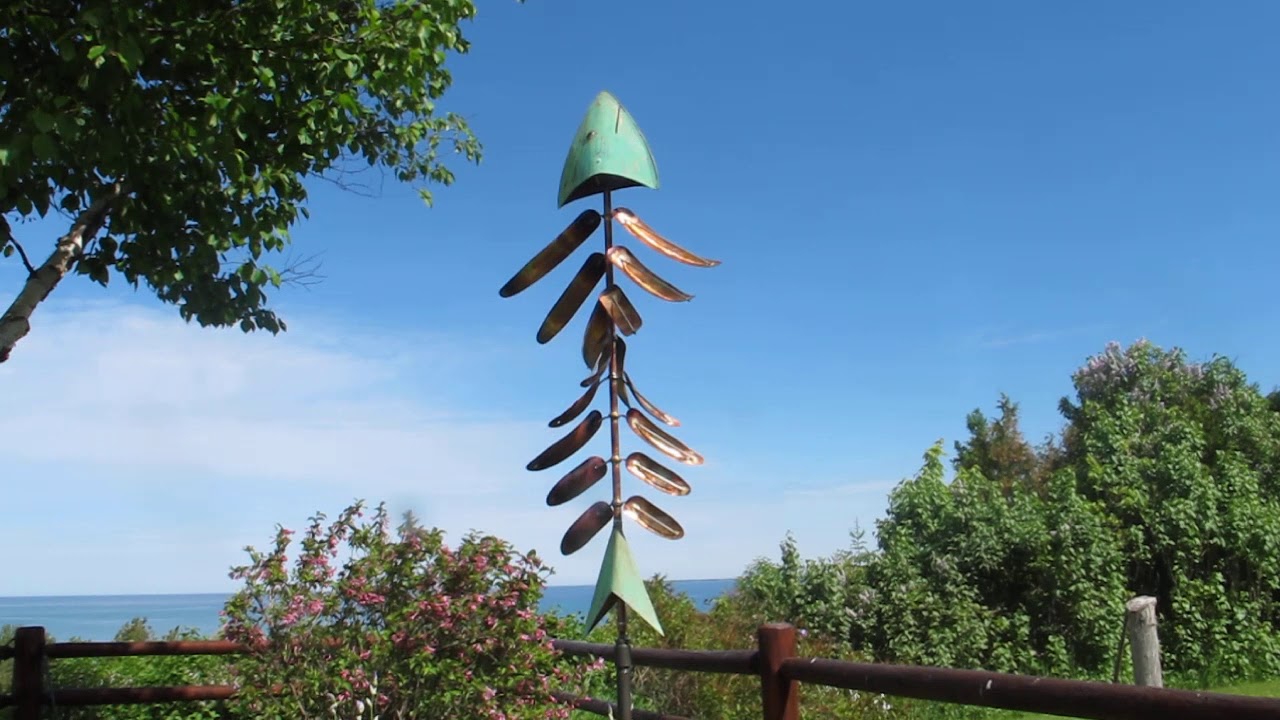 TWISTED FISH $1,100 36h x 18w 6 ft 2 high installed - YouTube