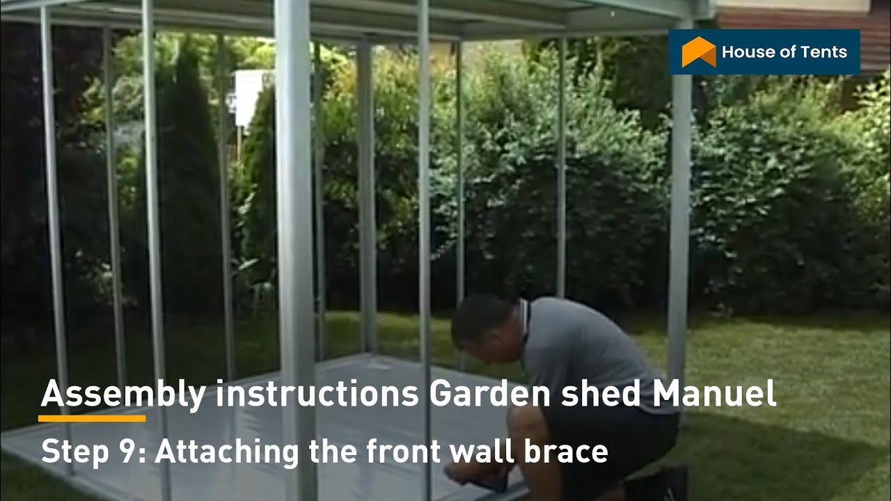 Manuel - Step 9 Attaching the front wall brace - YouTube