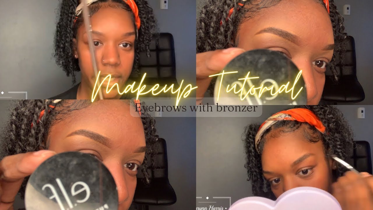 Eyebrow Tutorial Using Elf Putty Bronzer - YouTube