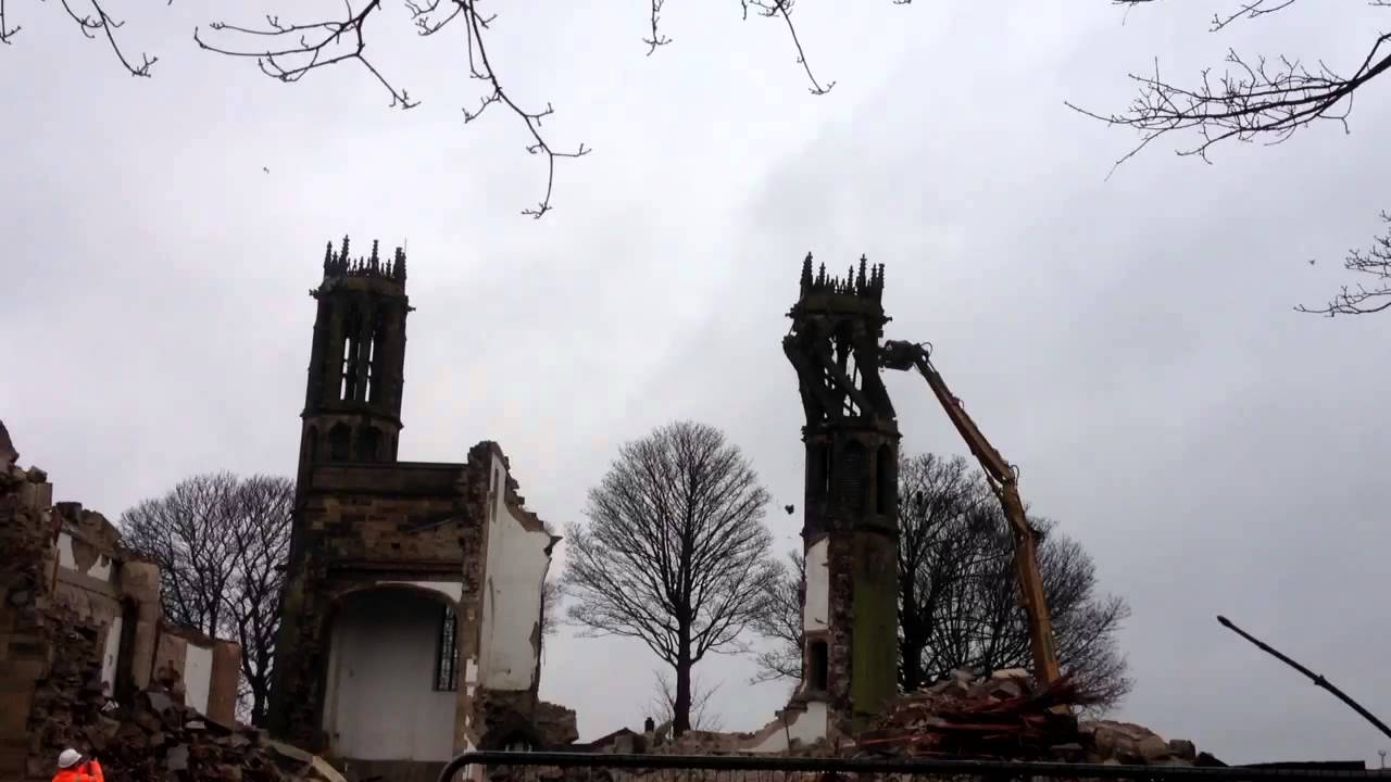 Saint Peter's Church tower Stanley - YouTube