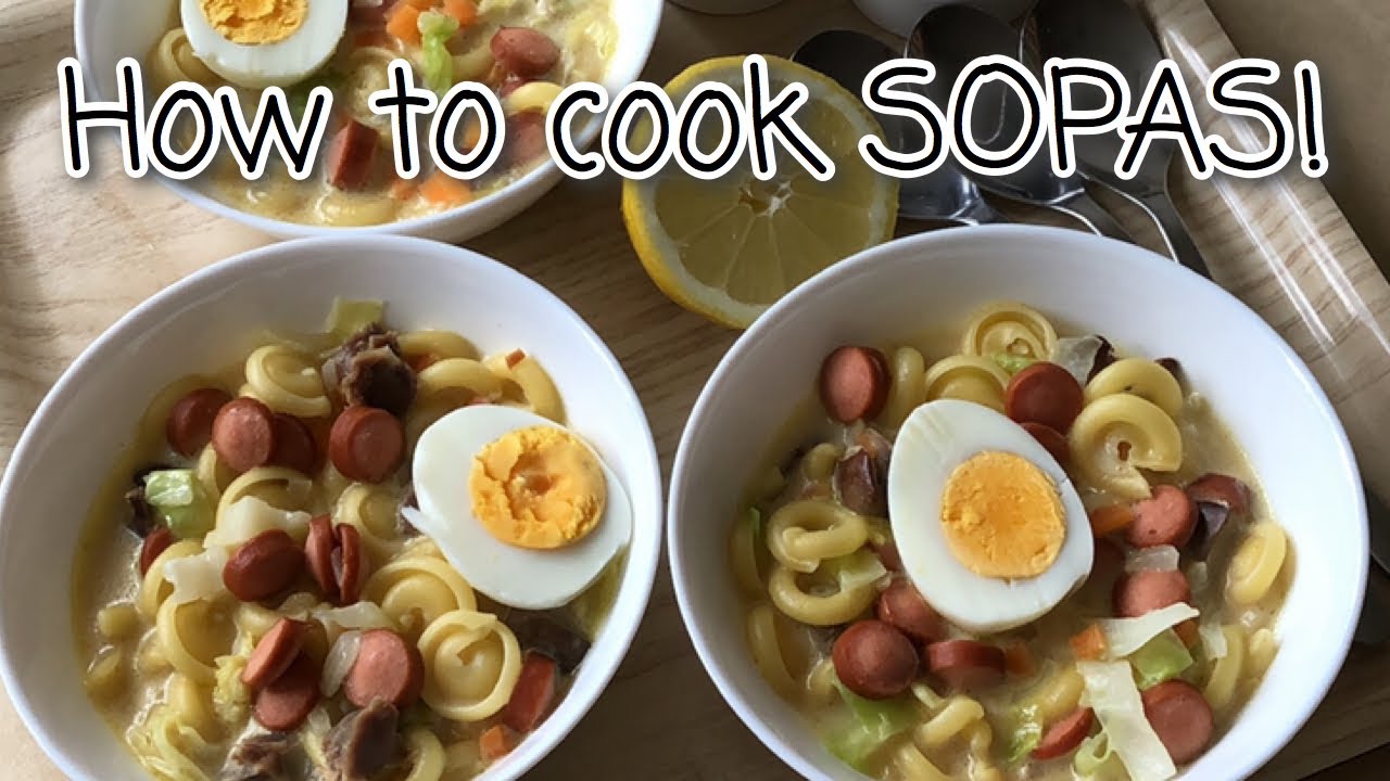 How to cook Sopas || Savannah’s Kitchen! - YouTube