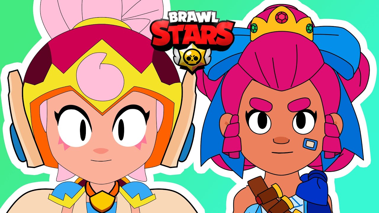 VALKYRIE JANET & PRINCESS SHELLY - BRAWL STARS ANIMATION - YouTube
