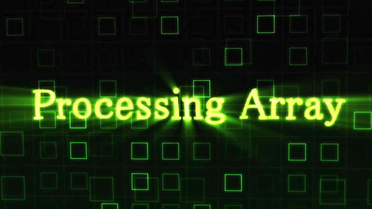 Processing Array - YouTube Processing Array - YouTube