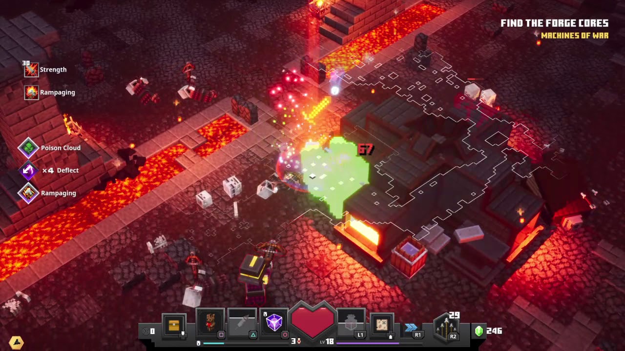 Fiery forge | Minecraft dungeons - YouTube