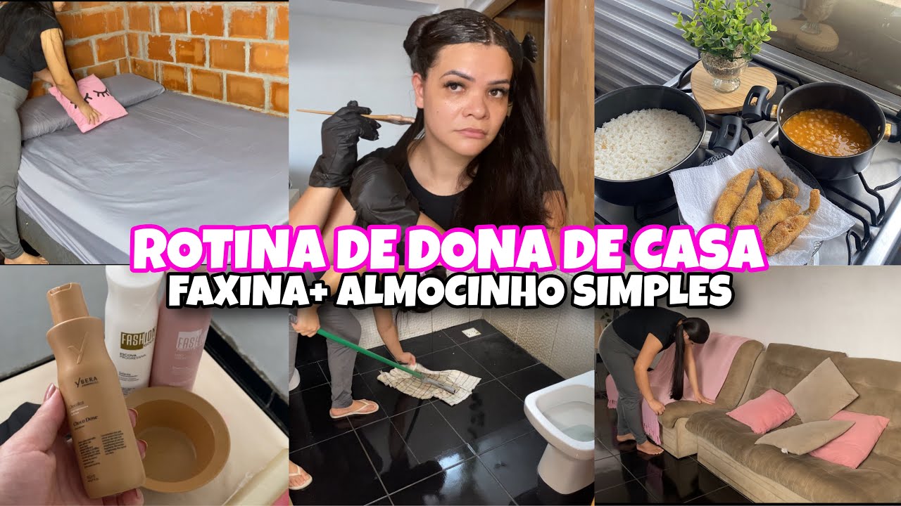 ROTINA| ARRUMANDO A CASA| ALMOCINHO SIMPLES+ RETOCANDO A PROGRESSIVA ...