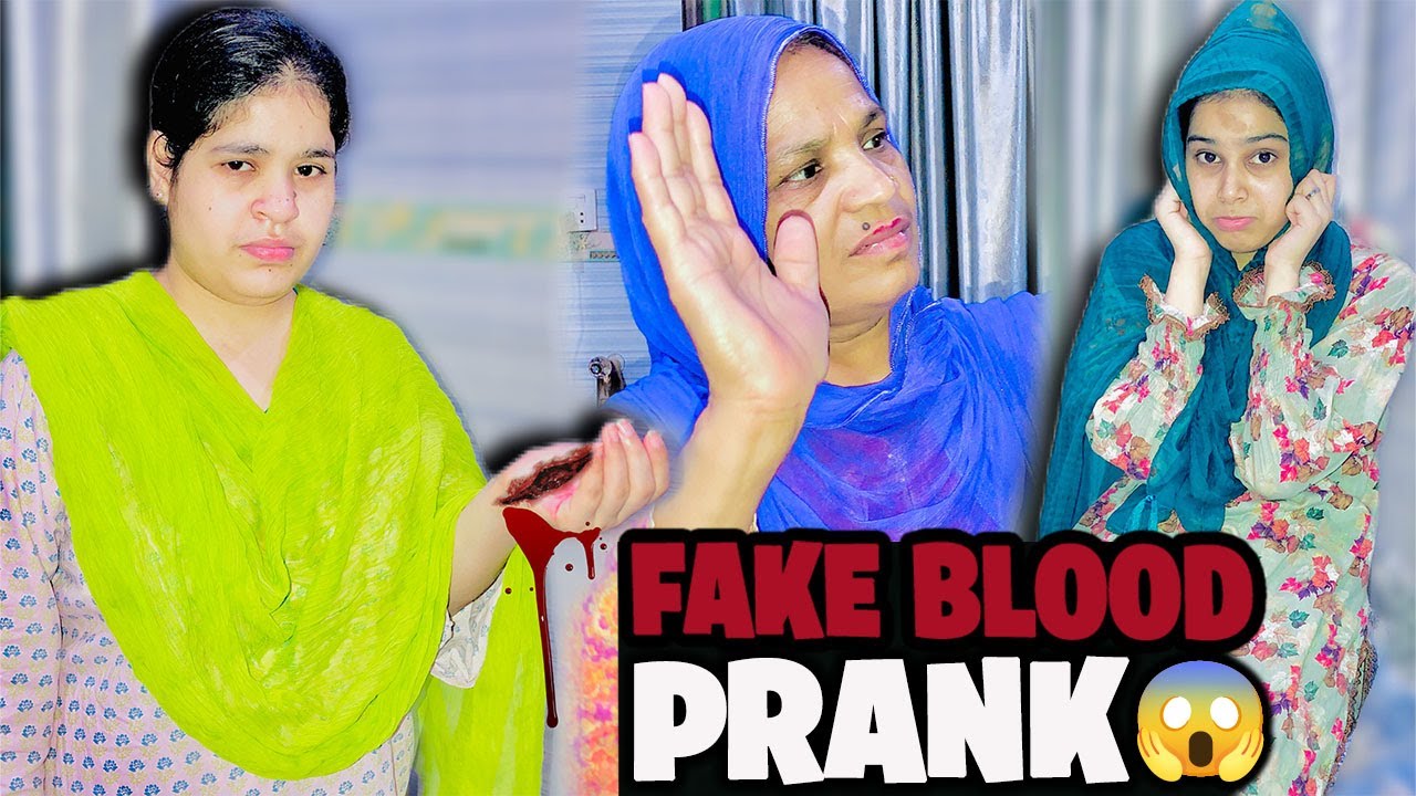 Fake Blood Prank on Mama 🤪 Prank Bhari Par Gya 😭 - YouTube