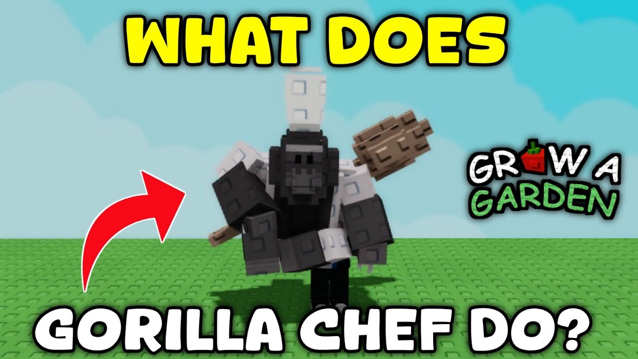 What Does Gorilla Chef Do In Grow A Garden | How To Get Gorilla ChefIn ...