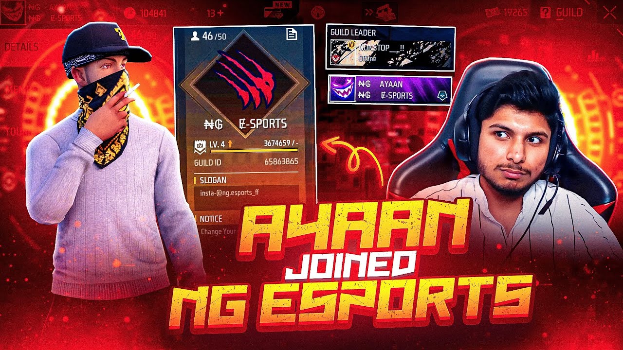AYAAN JOINED NG ESPORTS ️ NONSTOP GAMING SHOCKED ON LIVE😱 TUFAN FF & REX SHOCKED🔥😈 ...