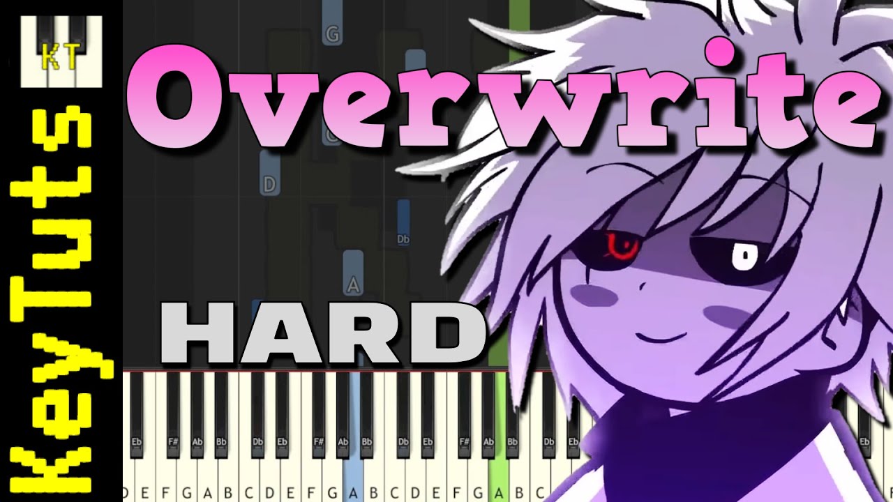 Overwrite [XChara’s Theme from Underverse] - Hard Mode [Piano Tutorial ...