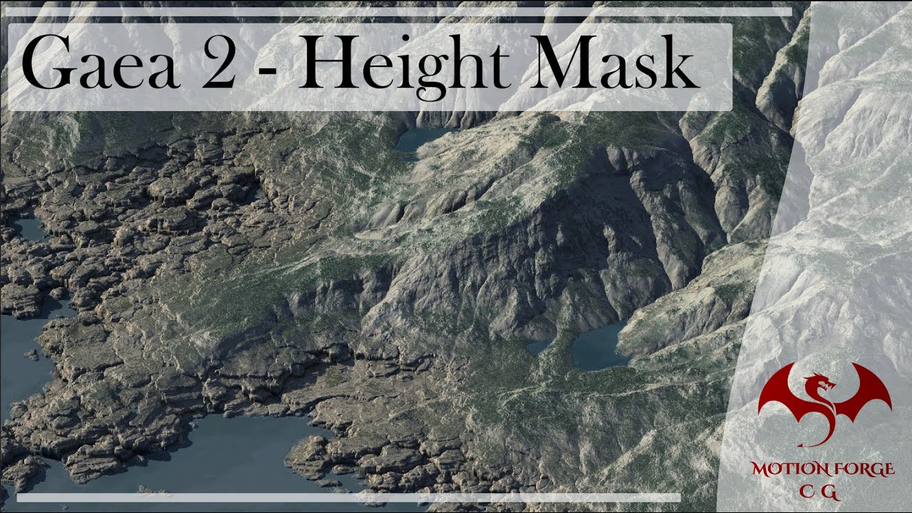 Gaea 2 - Mask by Height and with the Draw Node - YouTube