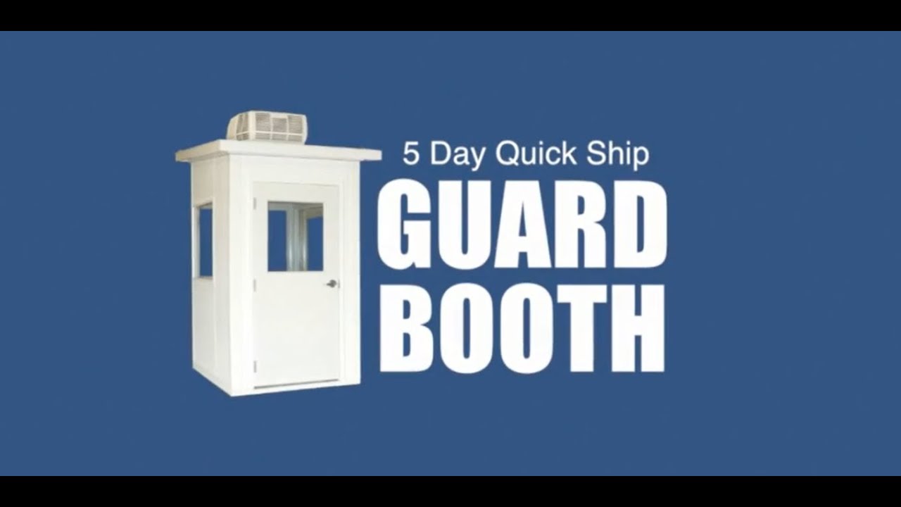 Panel Built Guard Booths - YouTube