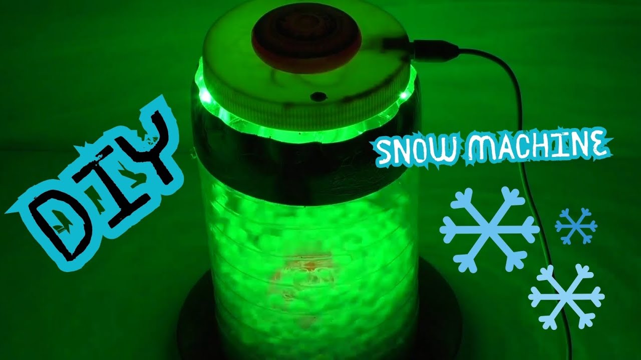 Build Your Own Snow Machine: Fun and Simple Steps - YouTube