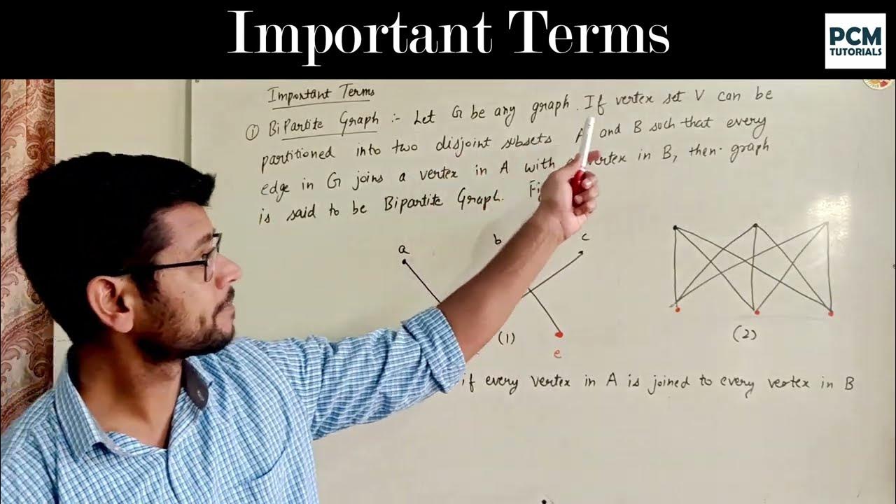 Lecture 17 | Graph Theory (Part-5) Bipartite Graphs and other important terms |Discrete ...